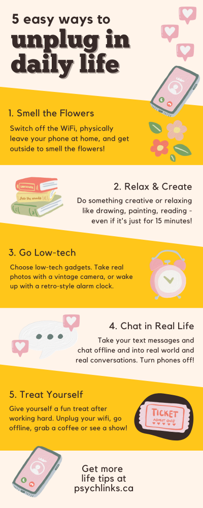 5 Easy Ways to Unplug in Daily Life | Psychlinks Forum -- Archive Only ...